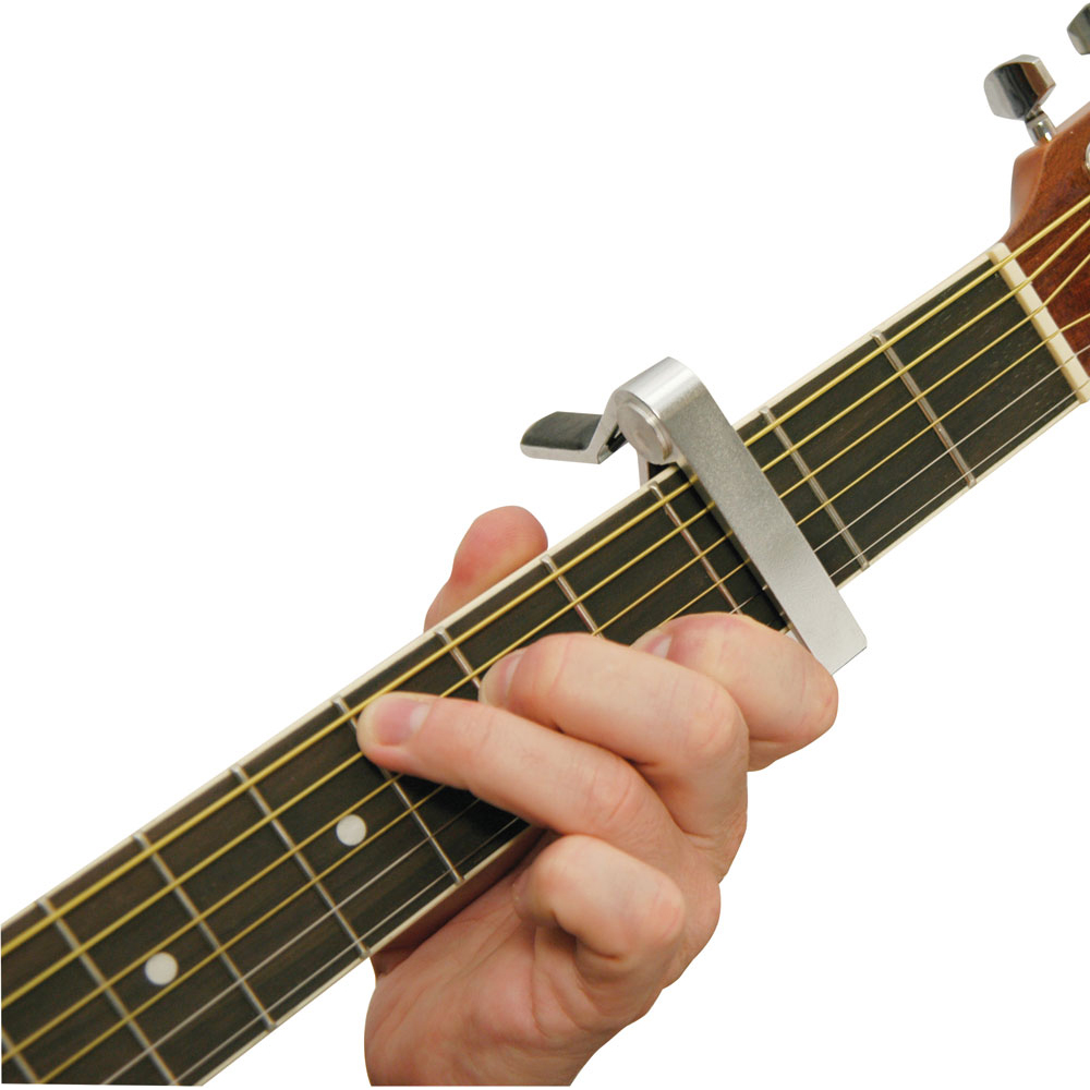 Chord Guitar Spring Capo - Silver - Zebra Muzik